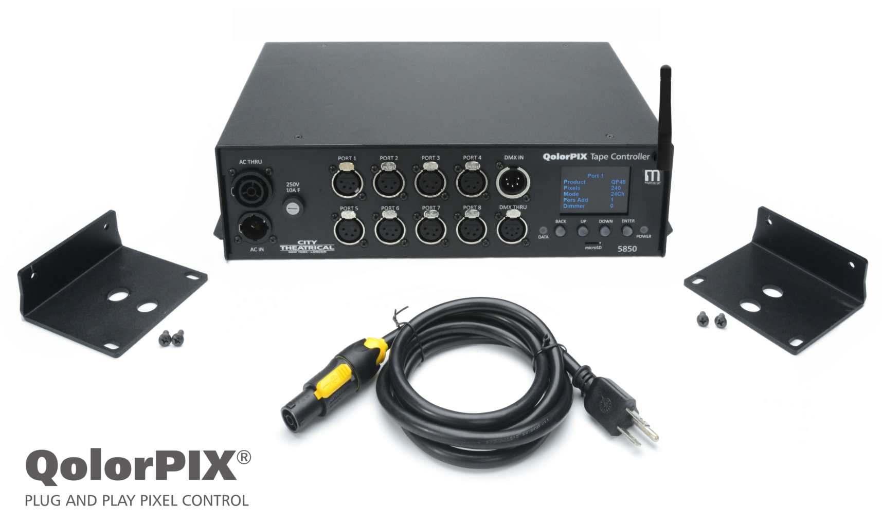 City Theatrical QolorPIX Pixel Tape Controller – Supertech Lighting ...